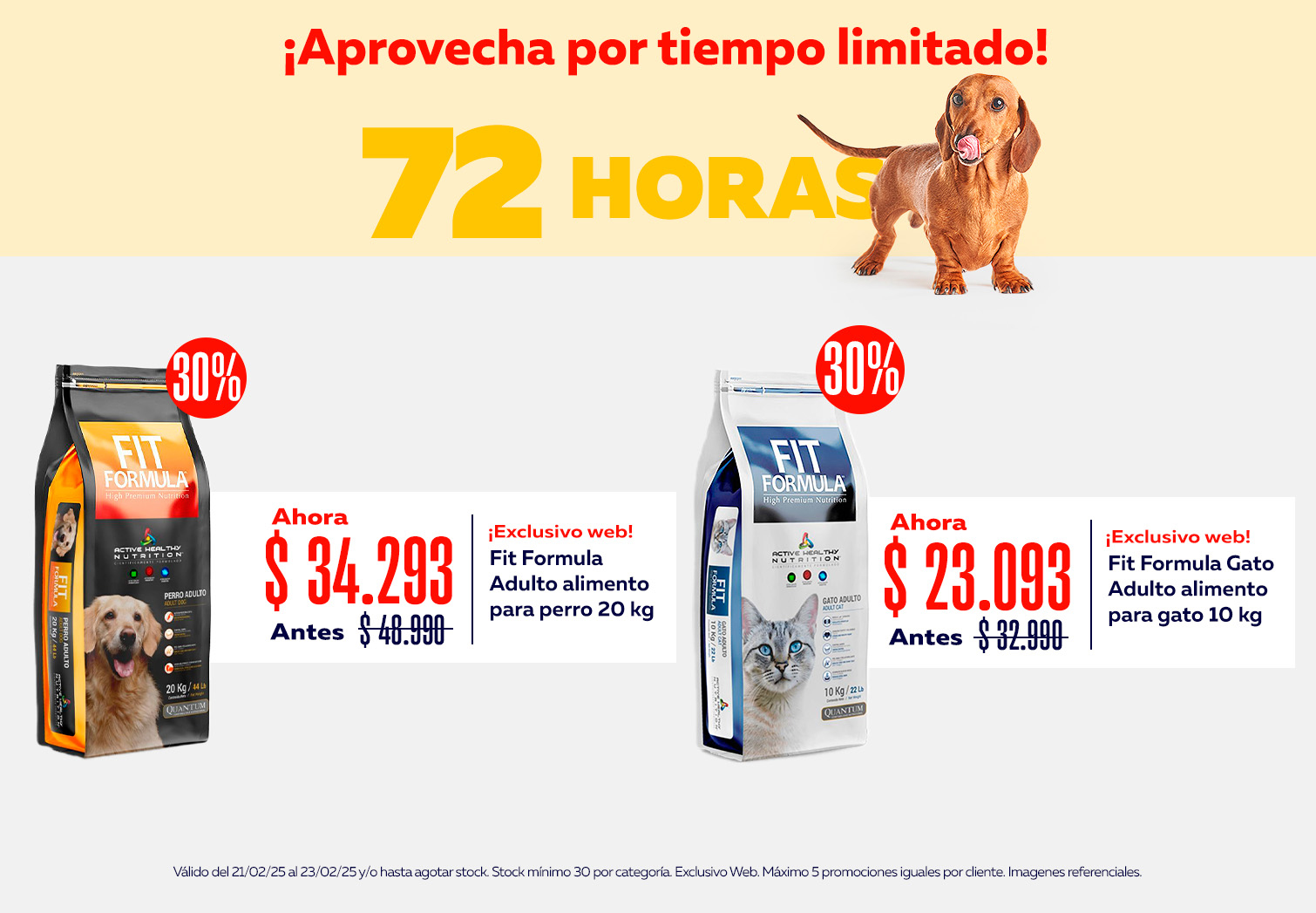 Alimentos para perros Adultos y Cachorros