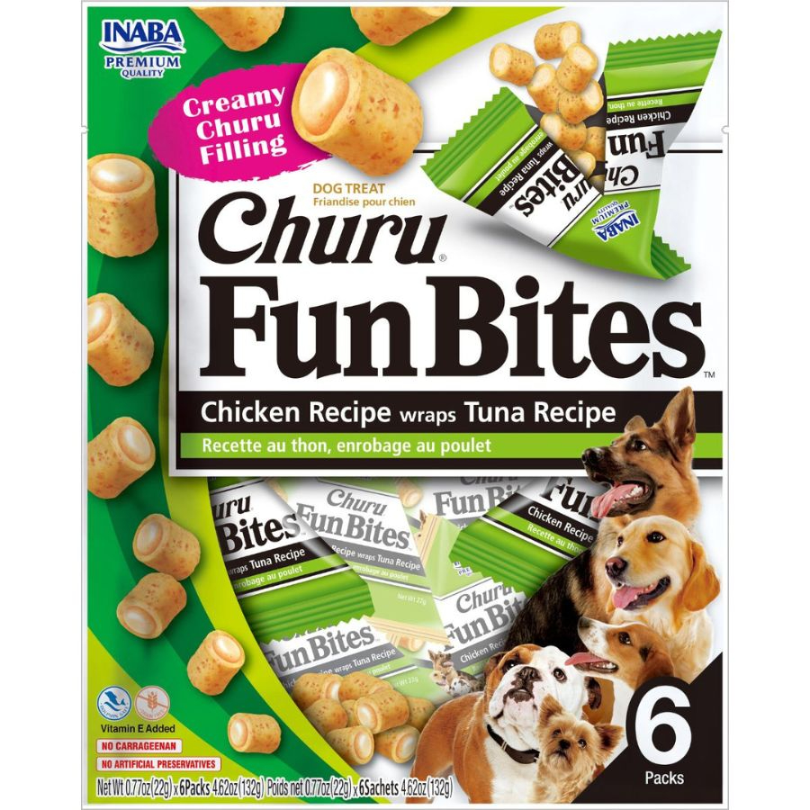 😻 Snack para Perro Fun Bites Atún - Churu - Oferta — Descuentos Rata